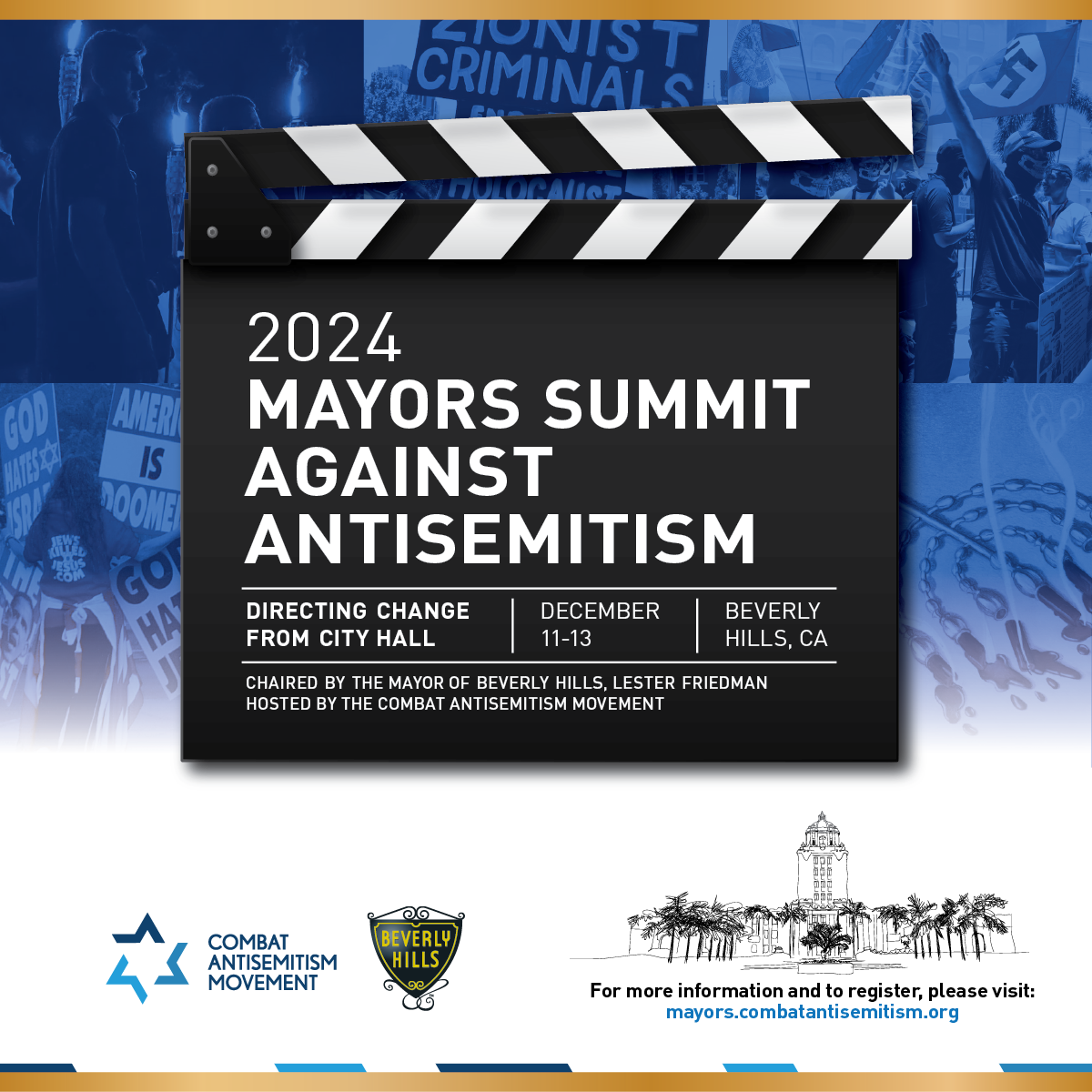 Registration: 2024 Mayors Summit Against Antisemitism
